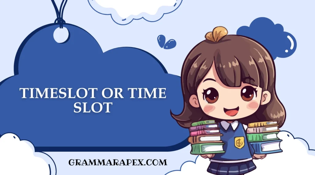 Timeslot or Time Slot? Understanding the Correct Usage